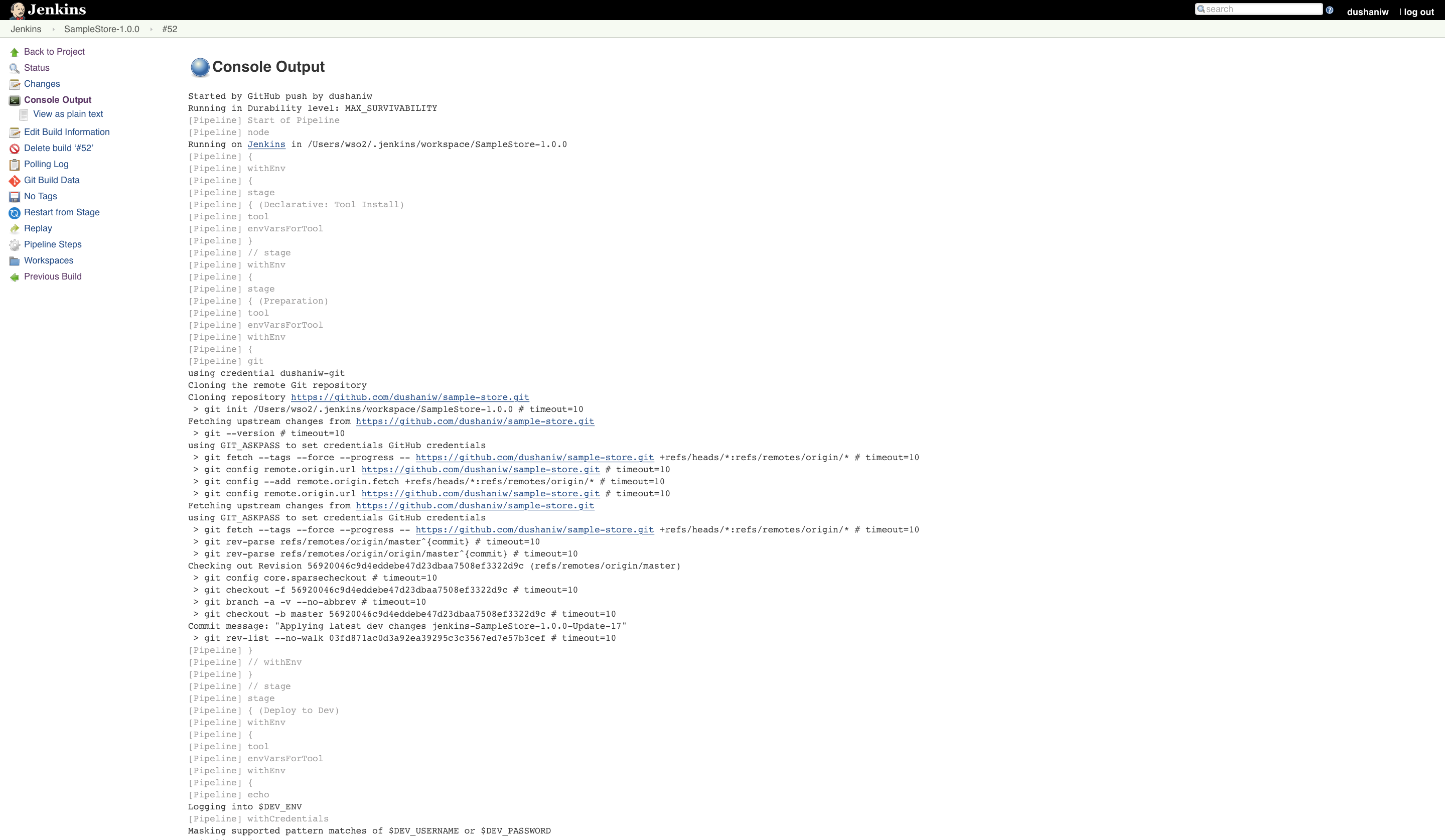 Building A Jenkins Cicd Pipeline For Dev First Approach Wso2 Api Manager Documentation 300