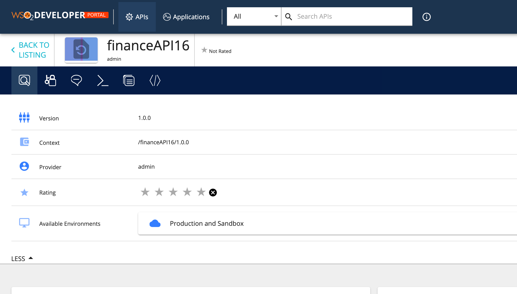 Styling API Details Left Menu - WSO2 API Manager Documentation 3.0.0
