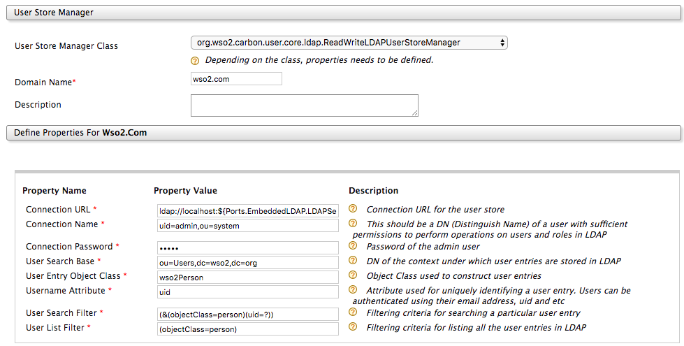 Configuring Secondary User Store - WSO2 API Manager Documentation 3.1.0