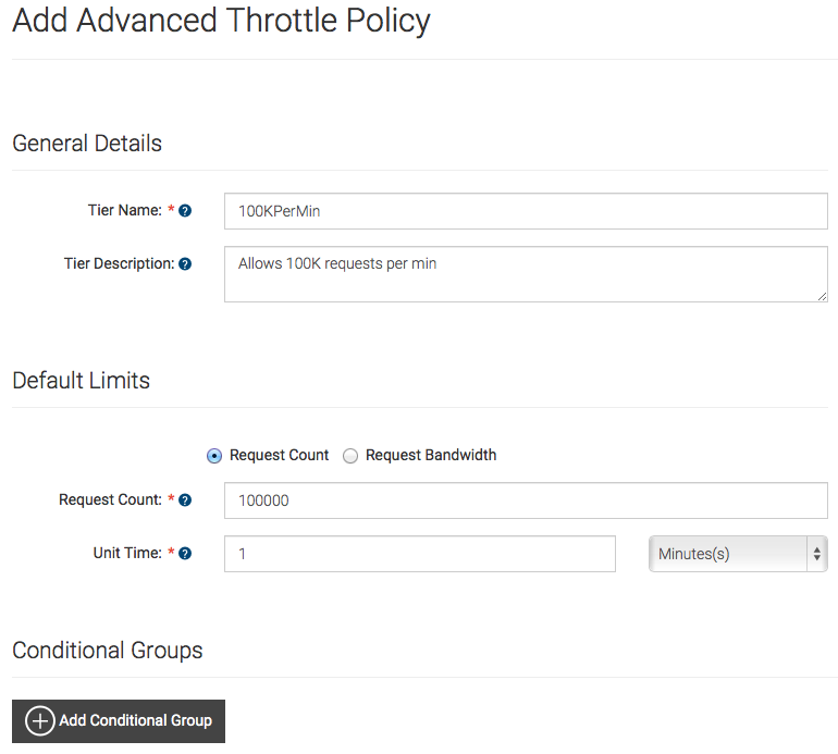 Adding New Throttling Policies - WSO2 API Manager Documentation 3.1.0