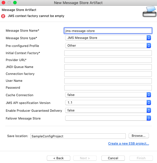 Create a Message Store - WSO2 API Manager Documentation 4.0.0