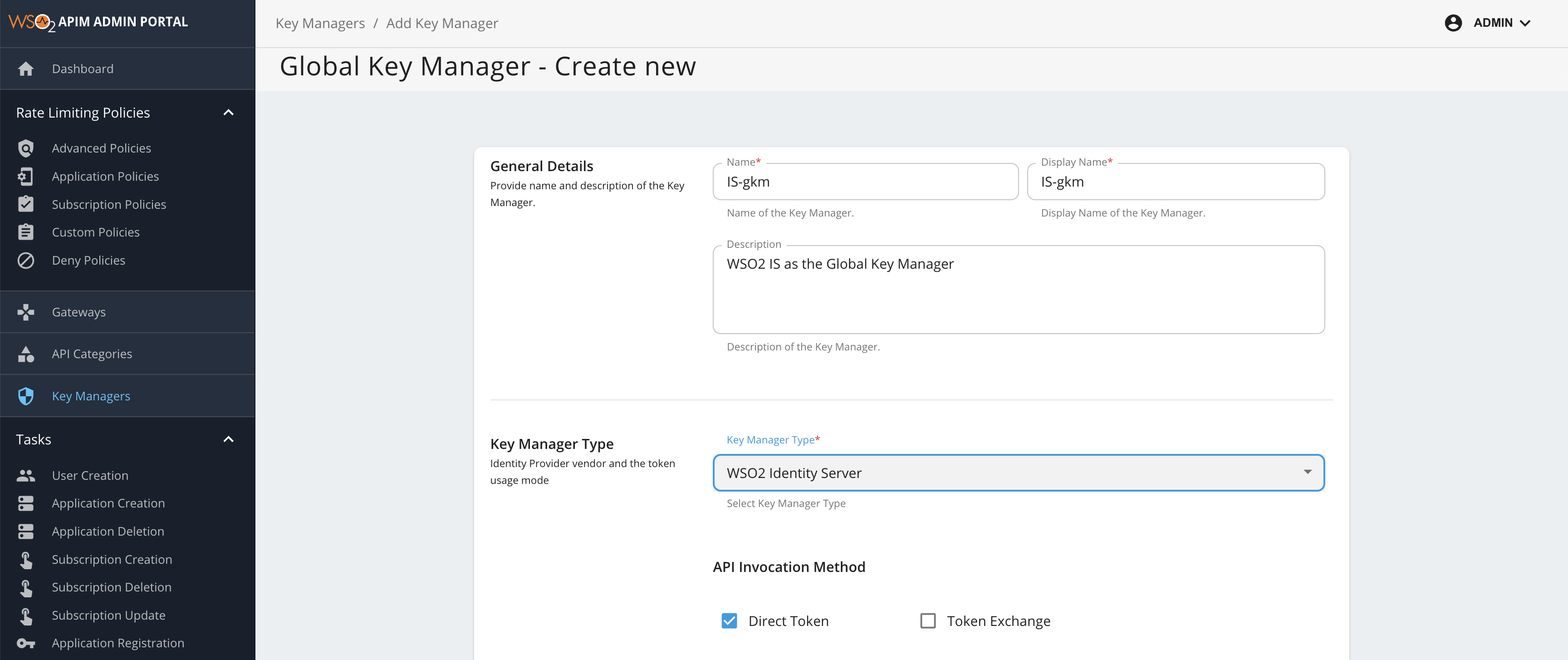 Configure the Global Key Manager - WSO2 API Manager Documentation 4.1.0