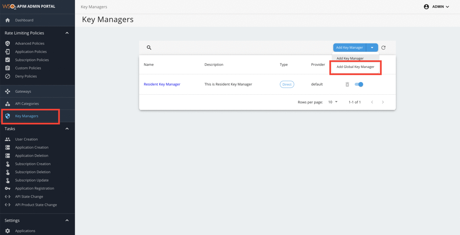 Configure the Global Key Manager - WSO2 API Manager Documentation 4.1.0
