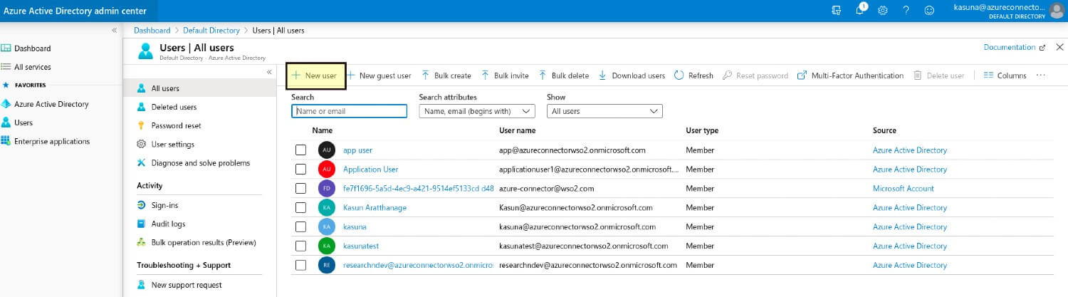 Setting up the Microsoft Dynamics365 Environment with Azure - WSO2 API Manager Documentation 4.2.0
