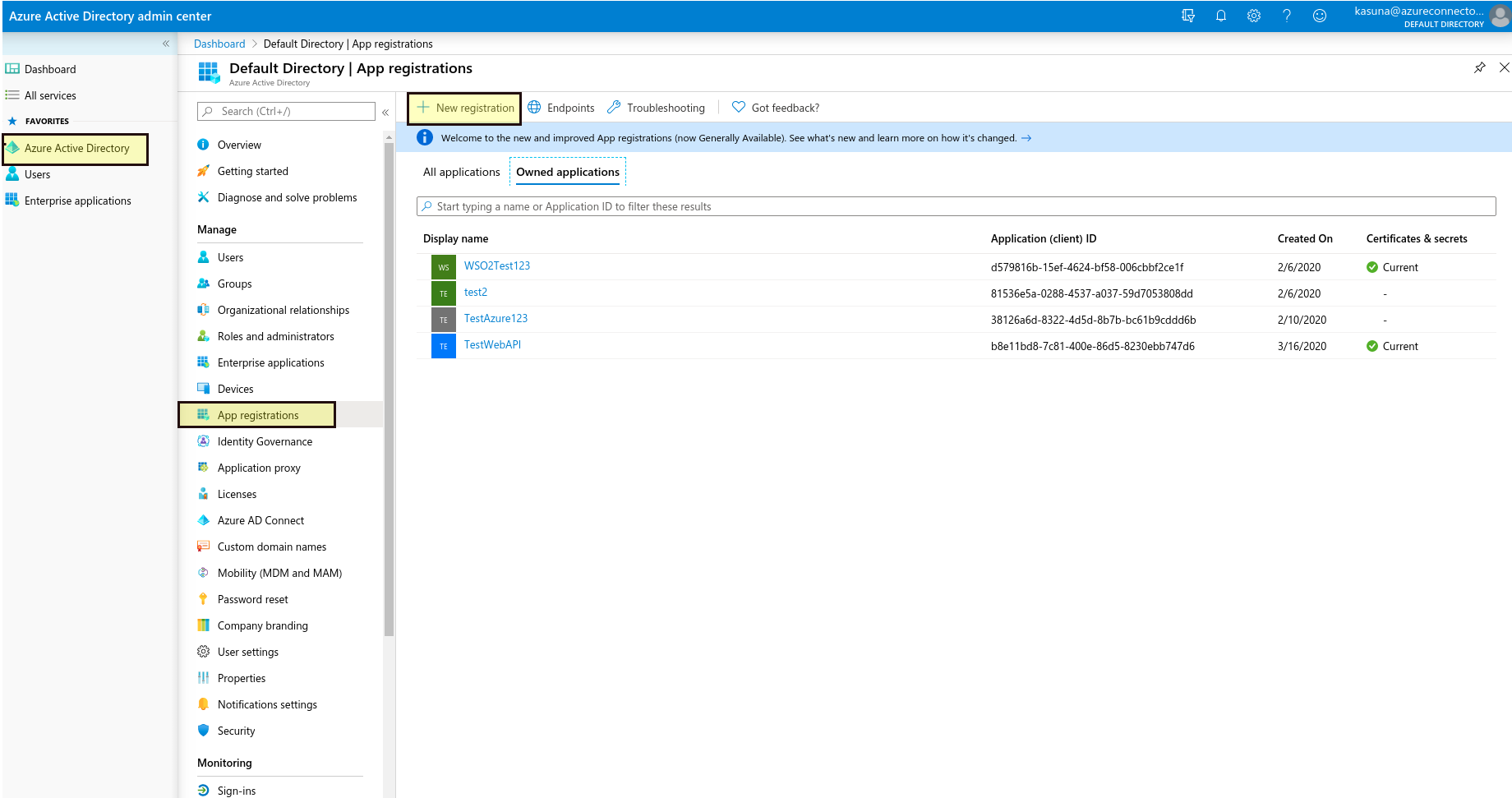Setting up the Microsoft Dynamics365 Environment with Azure - WSO2 API Manager Documentation 4.2.0