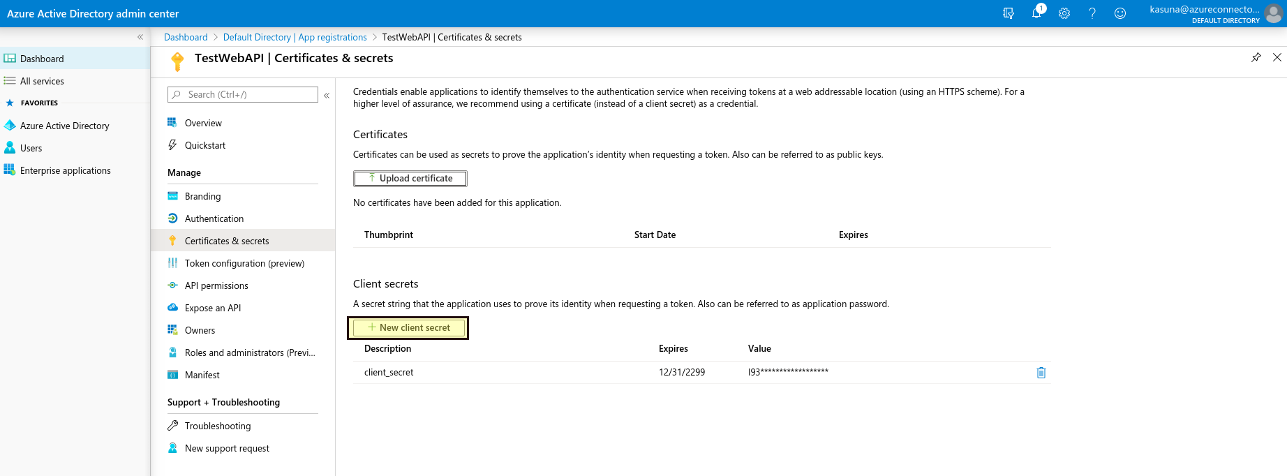 Setting up the Microsoft Dynamics365 Environment with Azure - WSO2 API Manager Documentation 4.2.0