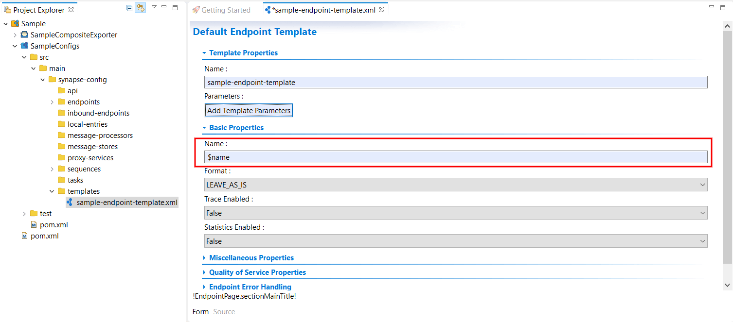 Create an Endpoint Template - WSO2 API Manager Documentation 4.2.0