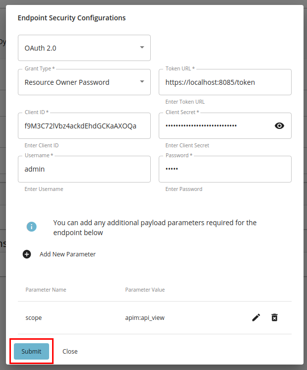 Secure Endpoint with OAuth 2.0 - WSO2 API Manager Documentation 4.3.0