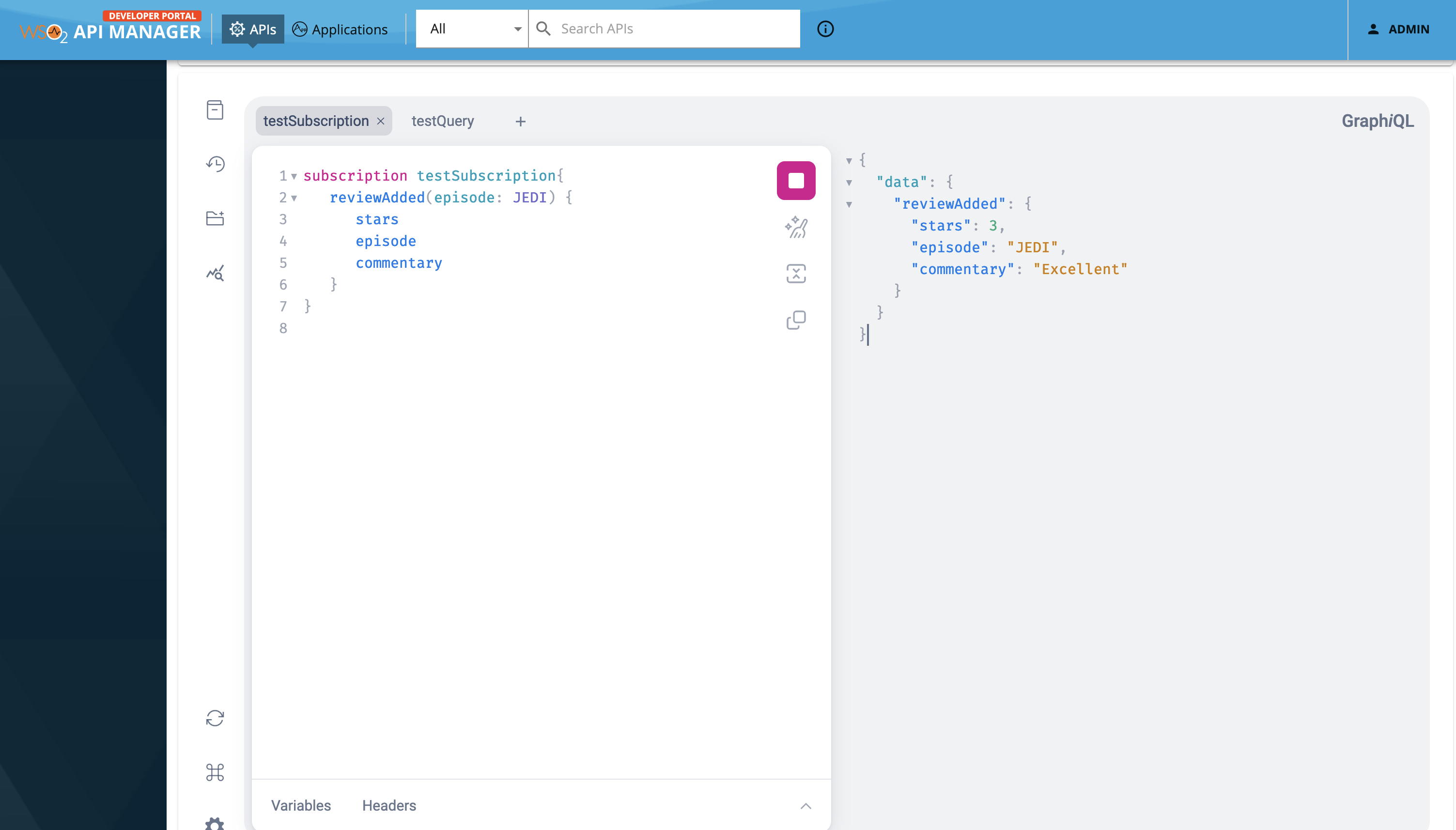 Create And Publish A Graphql Api Wso2 Api Manager Documentation 430 8049