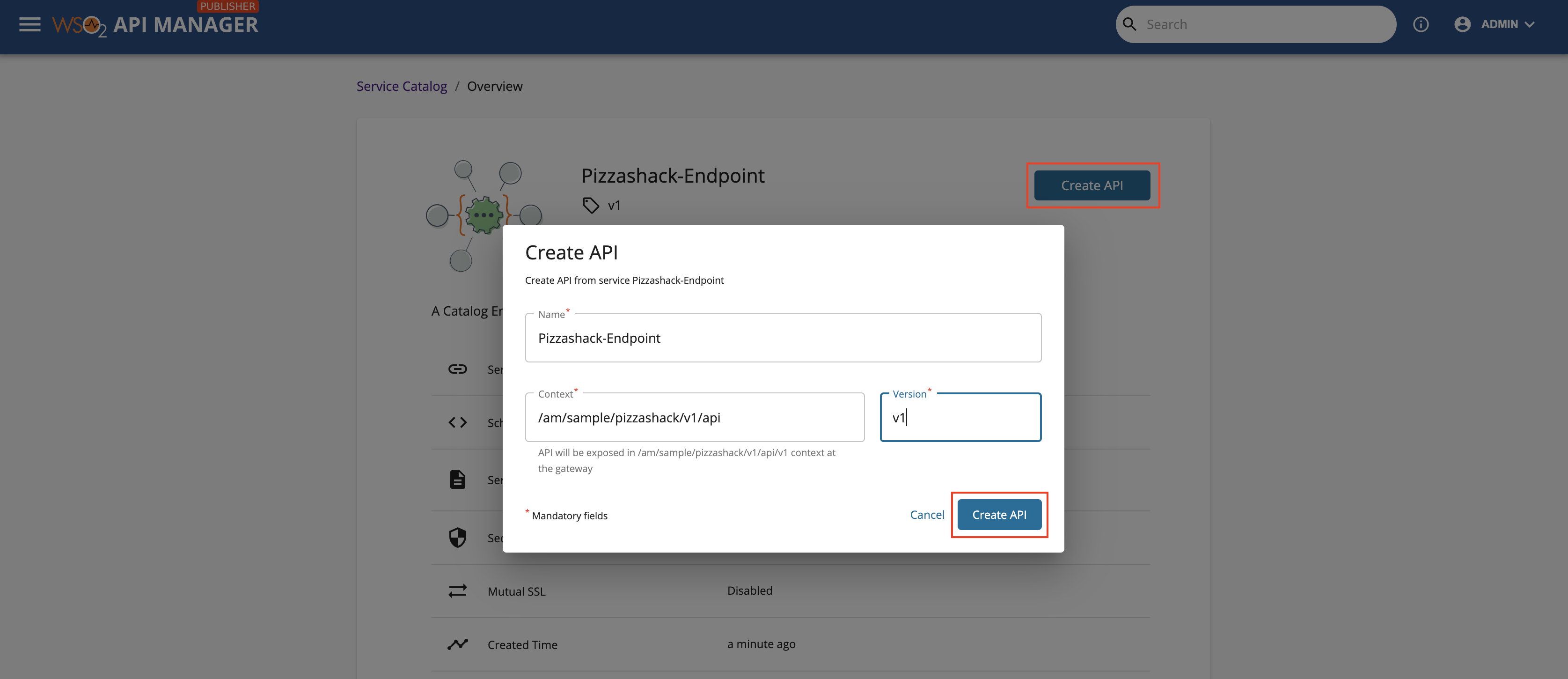 Create an API Using a Service - WSO2 API Manager Documentation 4.4.0