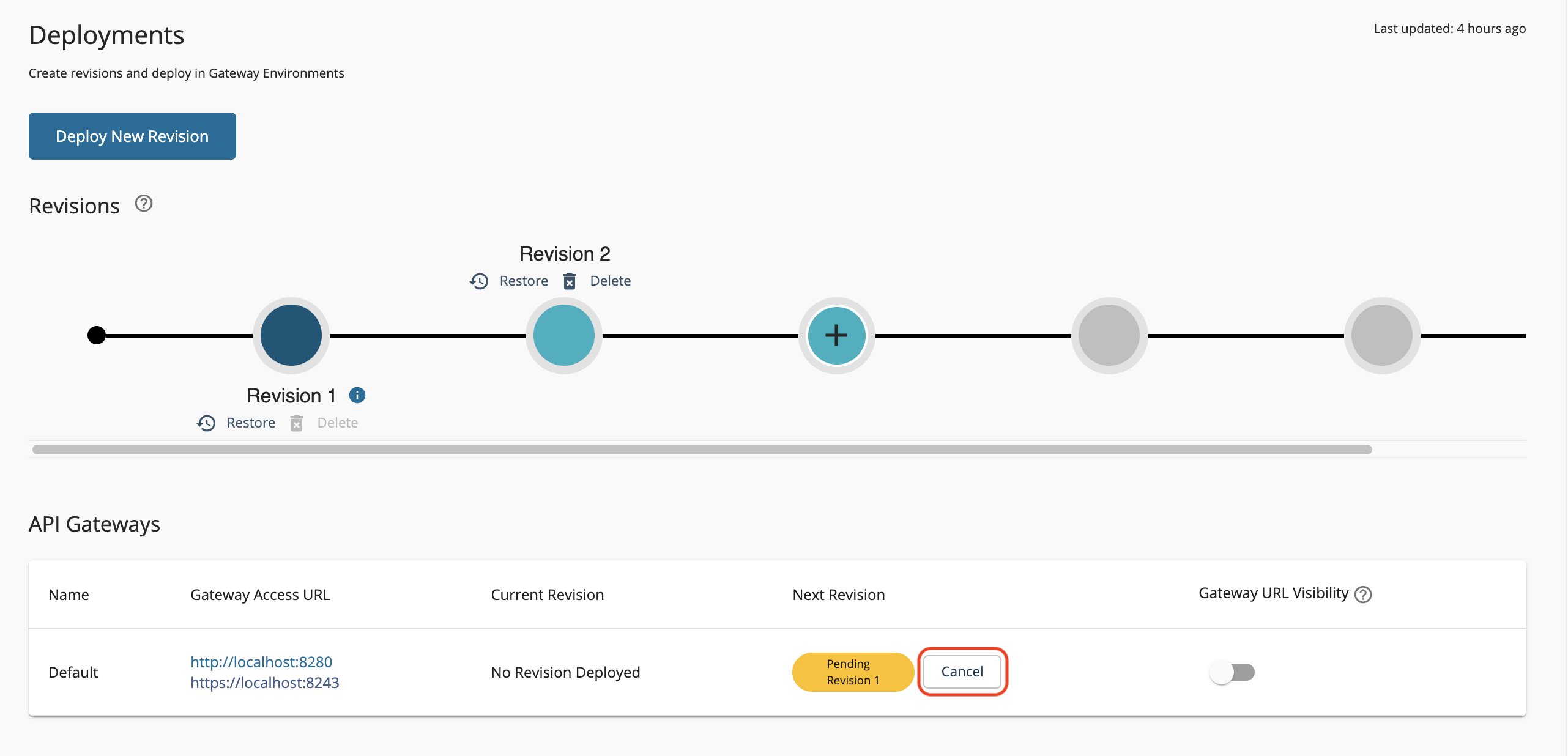Revision Deployment Workflow - WSO2 API Manager Documentation 4.4.0