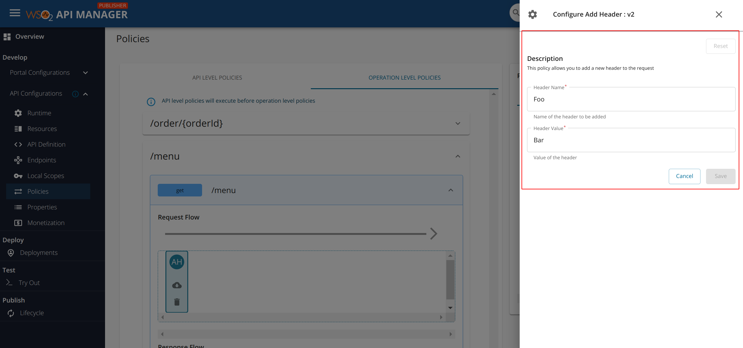 Attach Policies - WSO2 API Manager Documentation 4.4.0