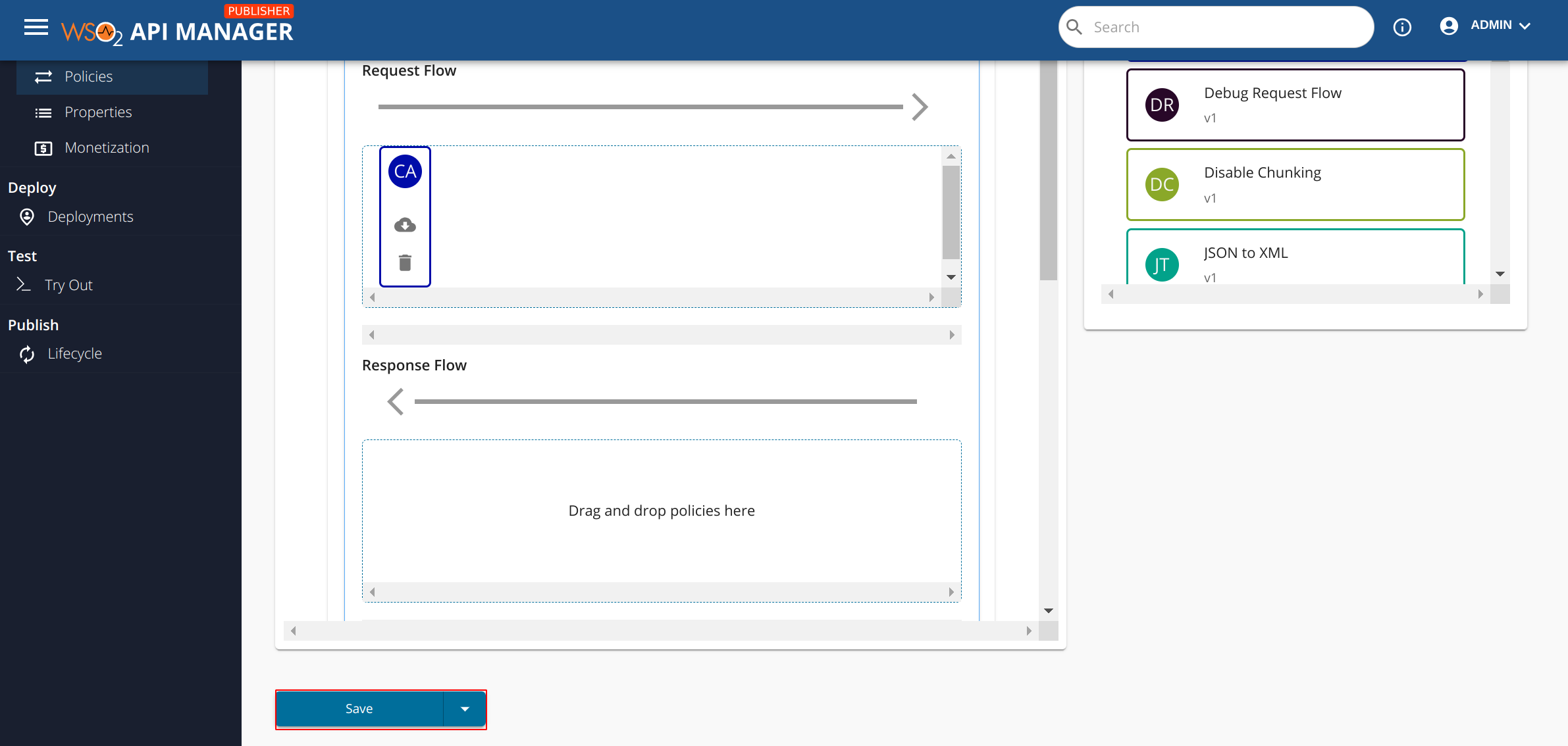 Pass a Custom Authorization Token to the Backend - WSO2 API Manager Documentation 4.4.0