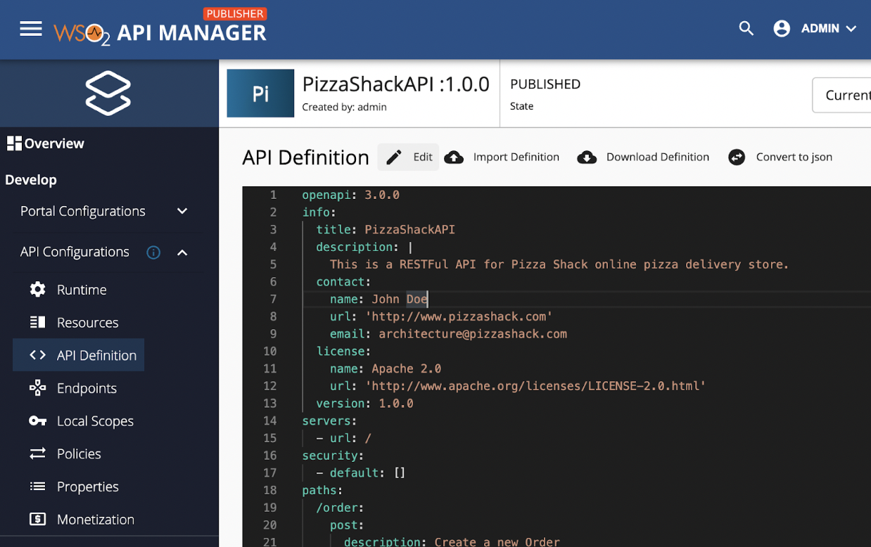 Create a REST API - WSO2 API Manager Documentation 4.4.0