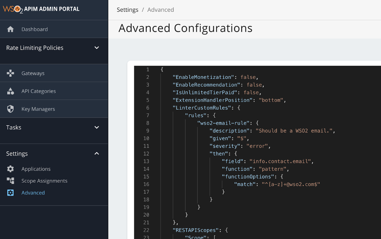 Validate API Definitions with Linters - WSO2 API Manager Documentation 4.4.0