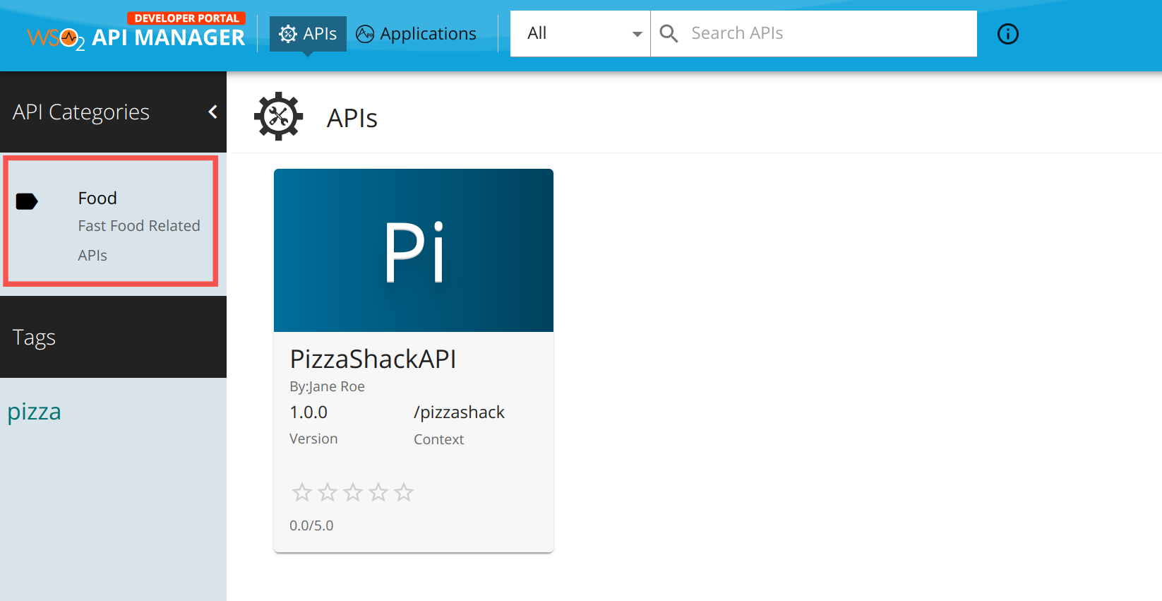API Category based Grouping - WSO2 API Manager Documentation 4.4.0