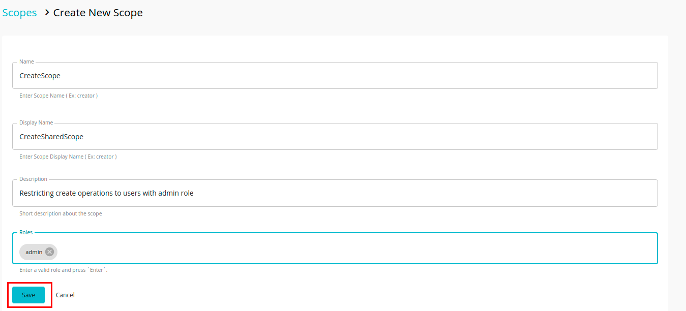 Role-Based Access Control with OAuth Scopes - WSO2 API Manager Documentation 4.4.0