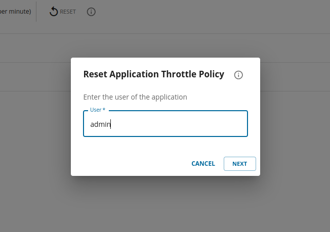 Reset Application Throttling Policies - WSO2 API Manager Documentation 4.4.0