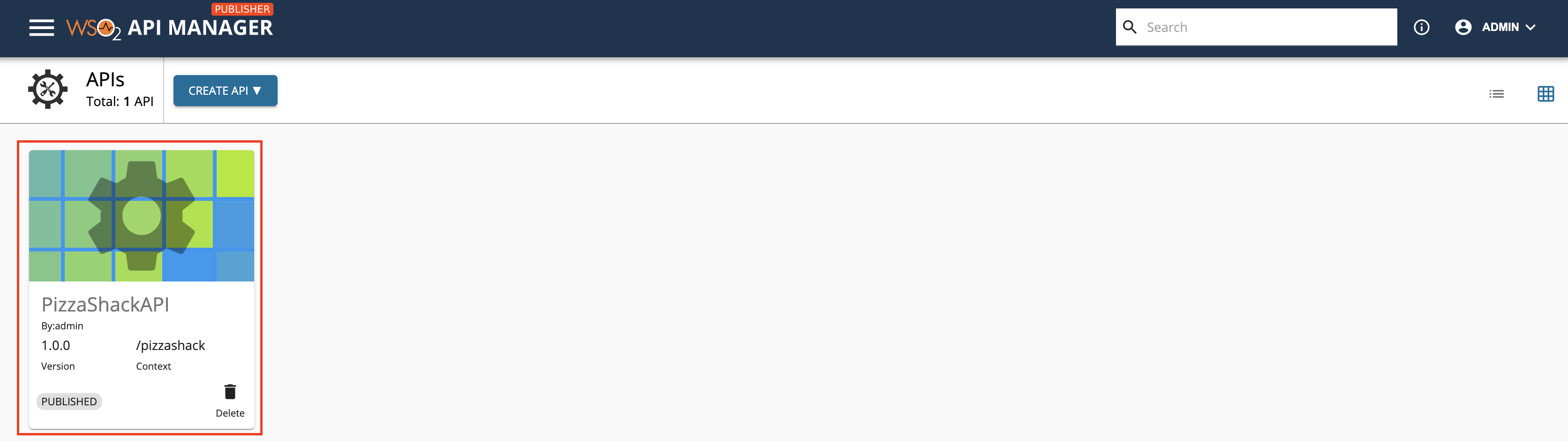 Change the Thumbnail of an API - WSO2 API Manager Documentation 4.4.0