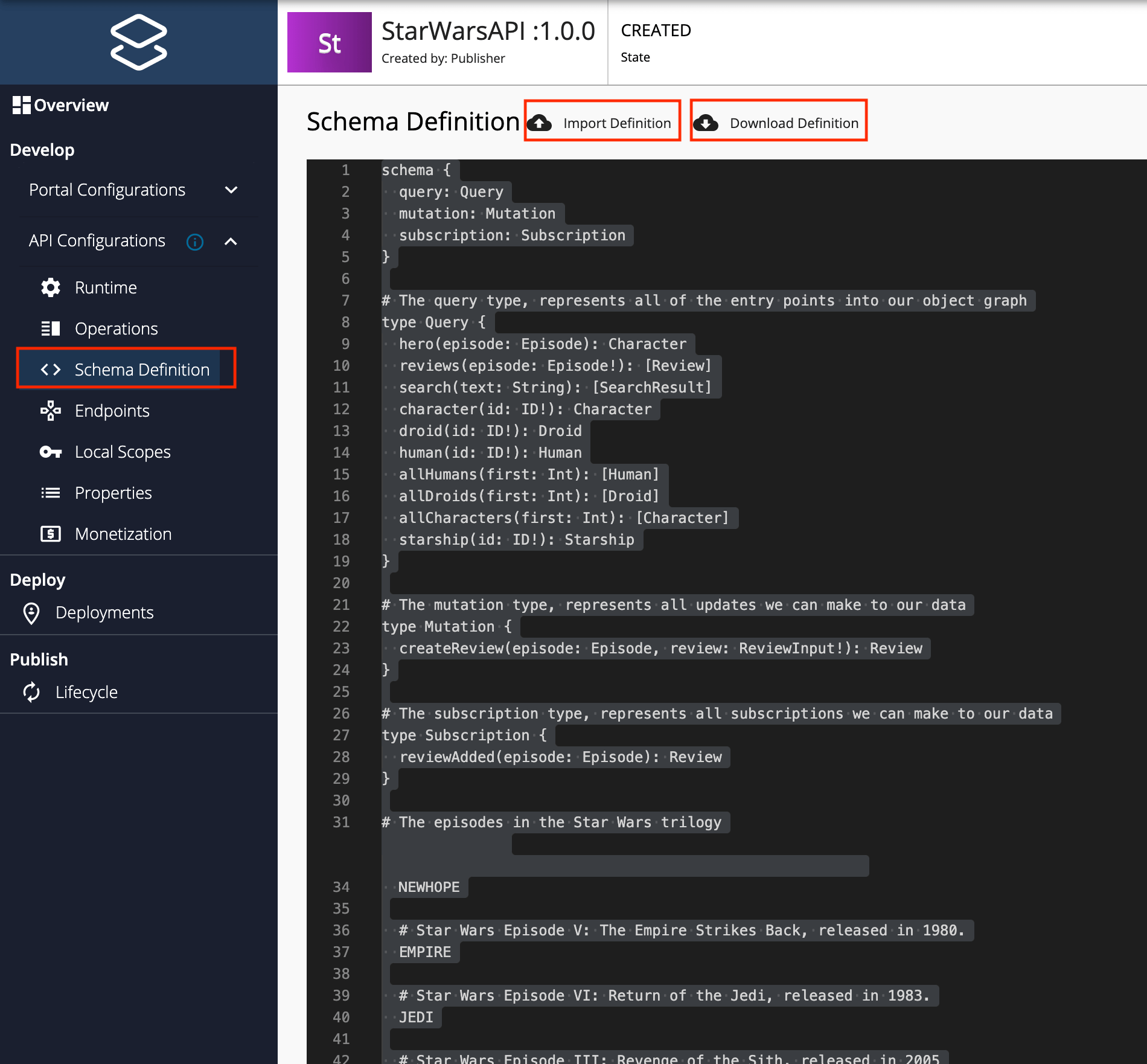 GraphQL APIs - WSO2 API Manager Documentation 4.4.0
