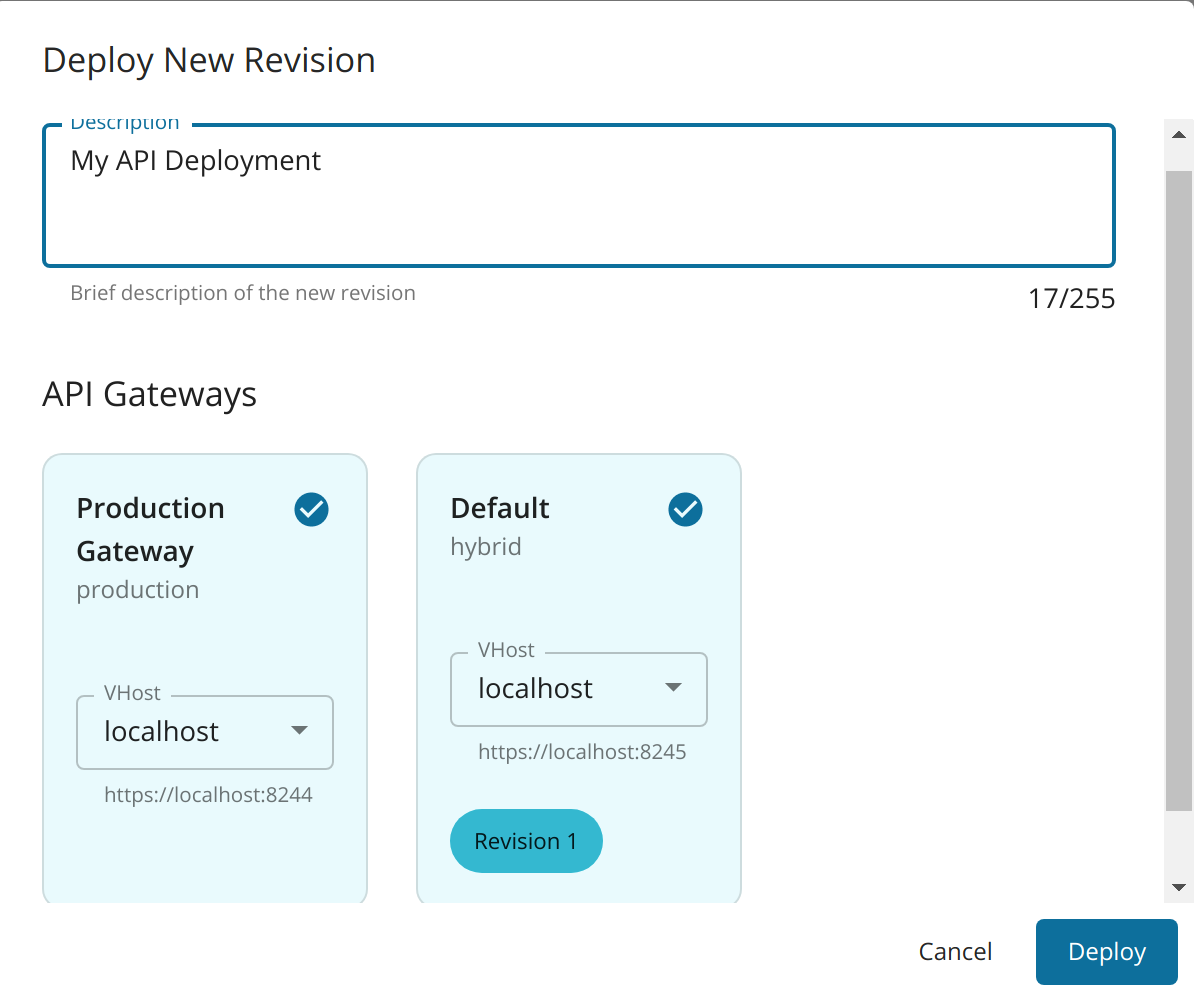 Deploy Through Multiple API Gateways - WSO2 API Manager Documentation 4.4.0