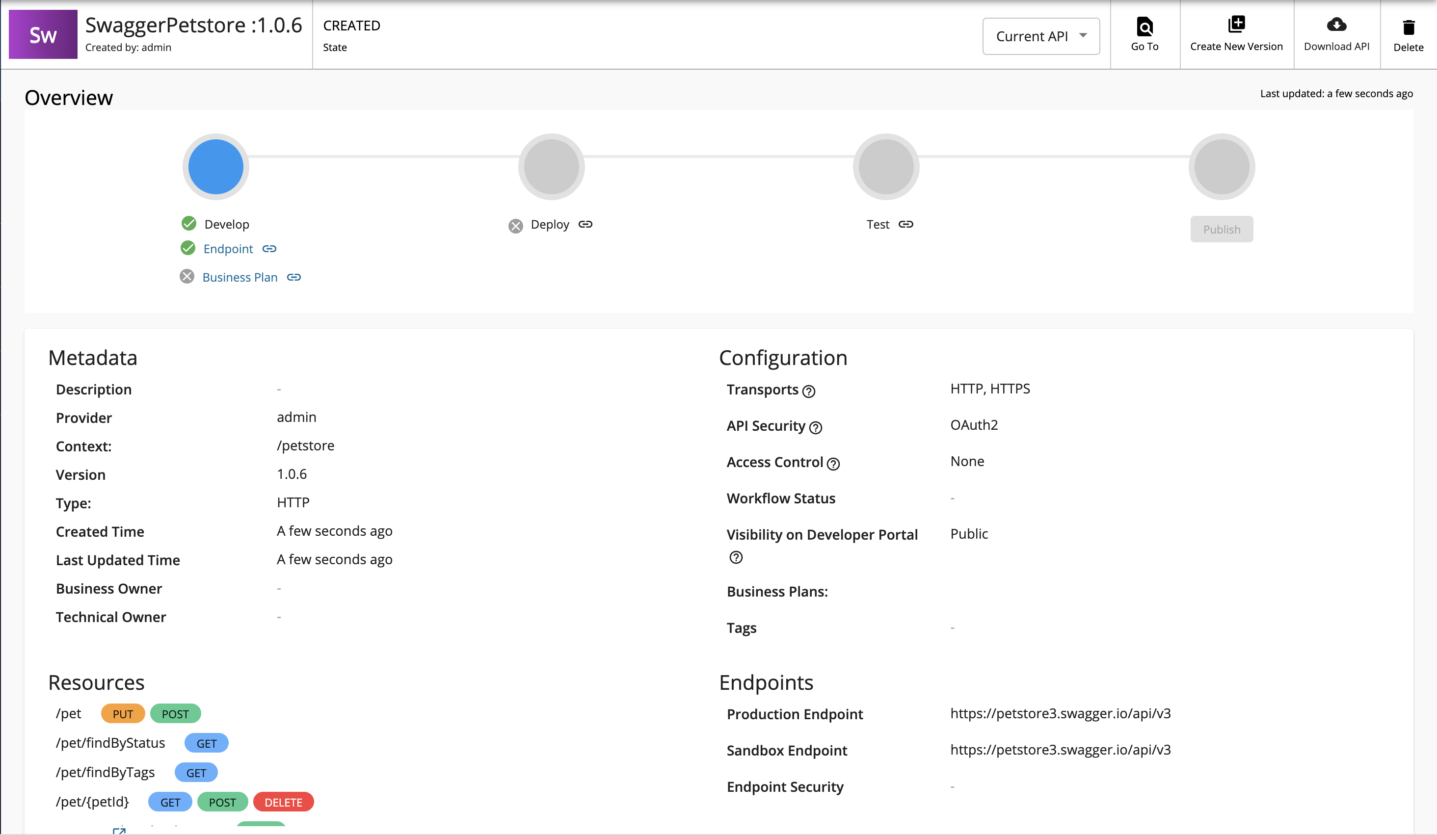 Create A Rest Api From An Openapi Definition Wso2 Api Manager Documentation 4 4 0