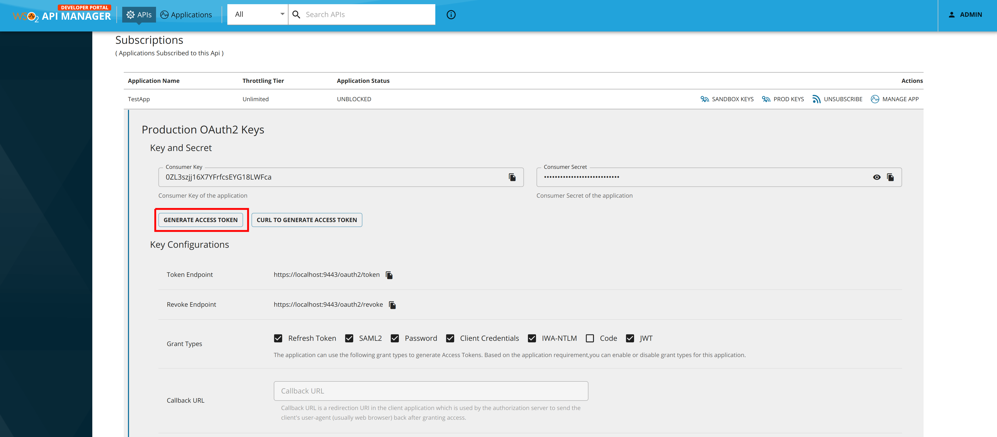 Postman - WSO2 API Manager Documentation 4.4.0