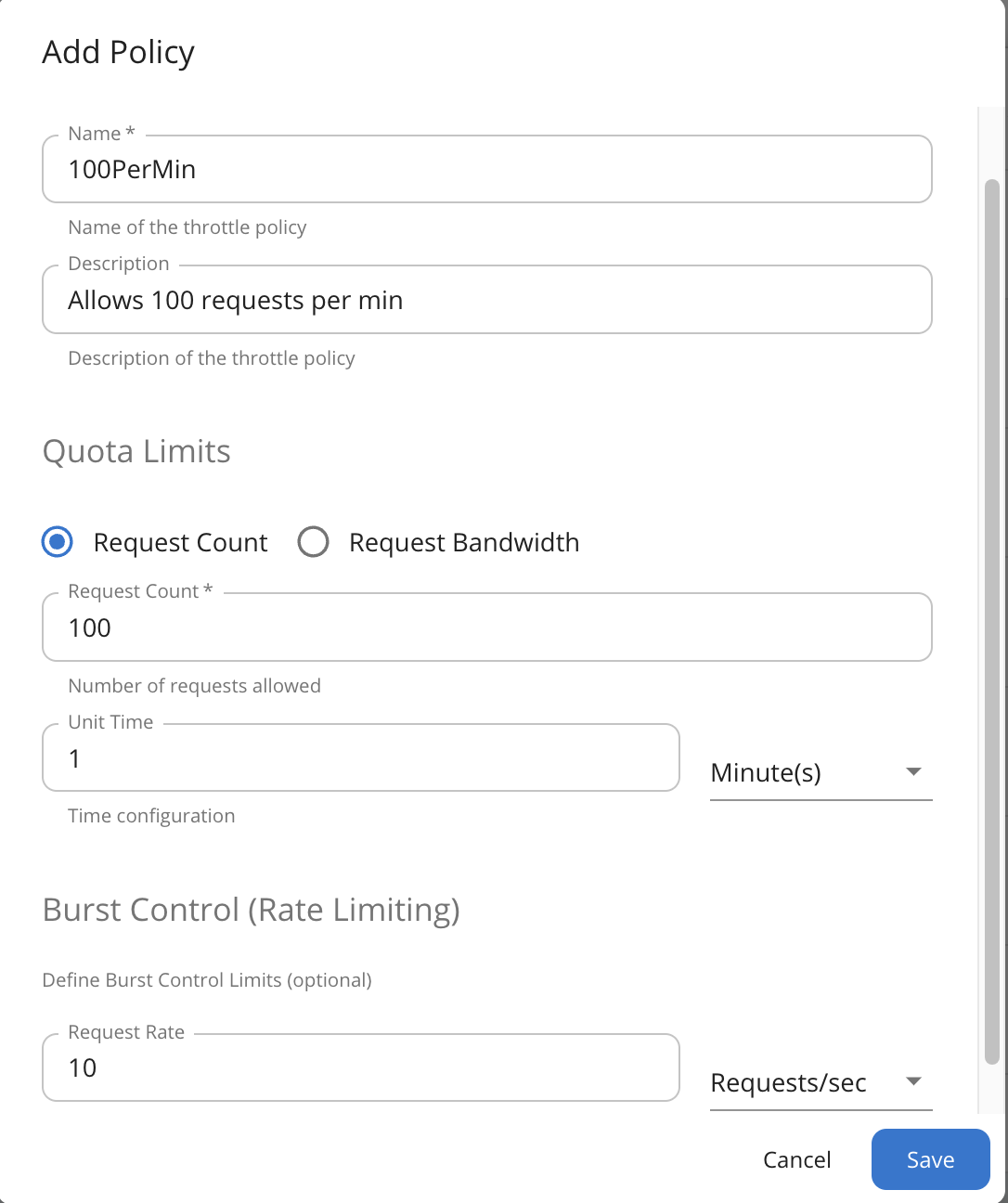 Add New Throttling Policies - WSO2 API Manager Documentation 4.4.0
