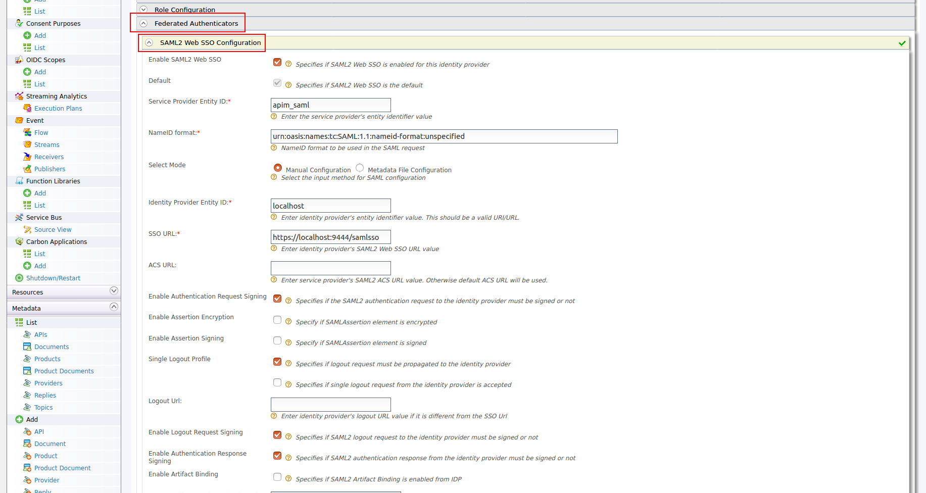Configure Identity Server As External IDP with SAML - WSO2 API Manager Documentation