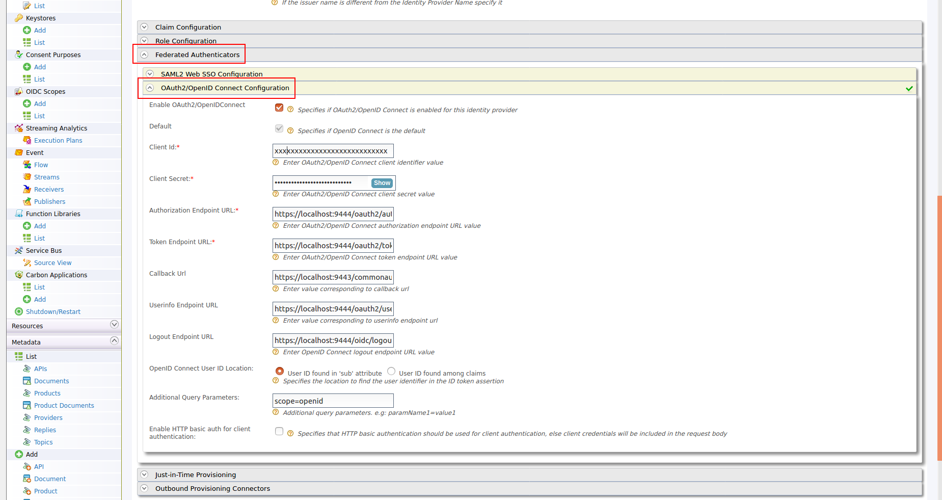 Configure Identity Server As External IDP with OIDC - WSO2 API Manager Documentation