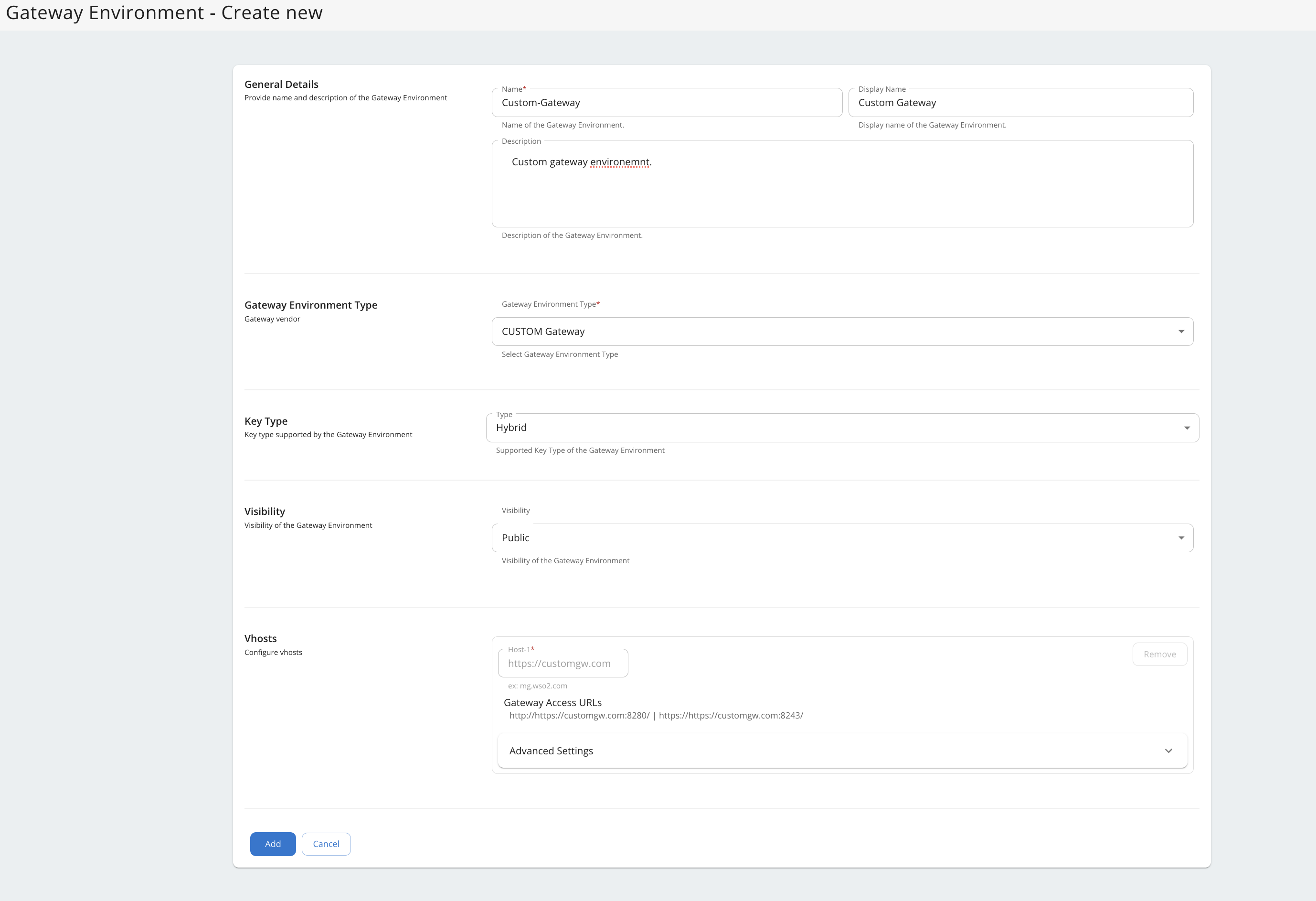 Configure a Custom Gateway Agent - WSO2 API Manager Documentation