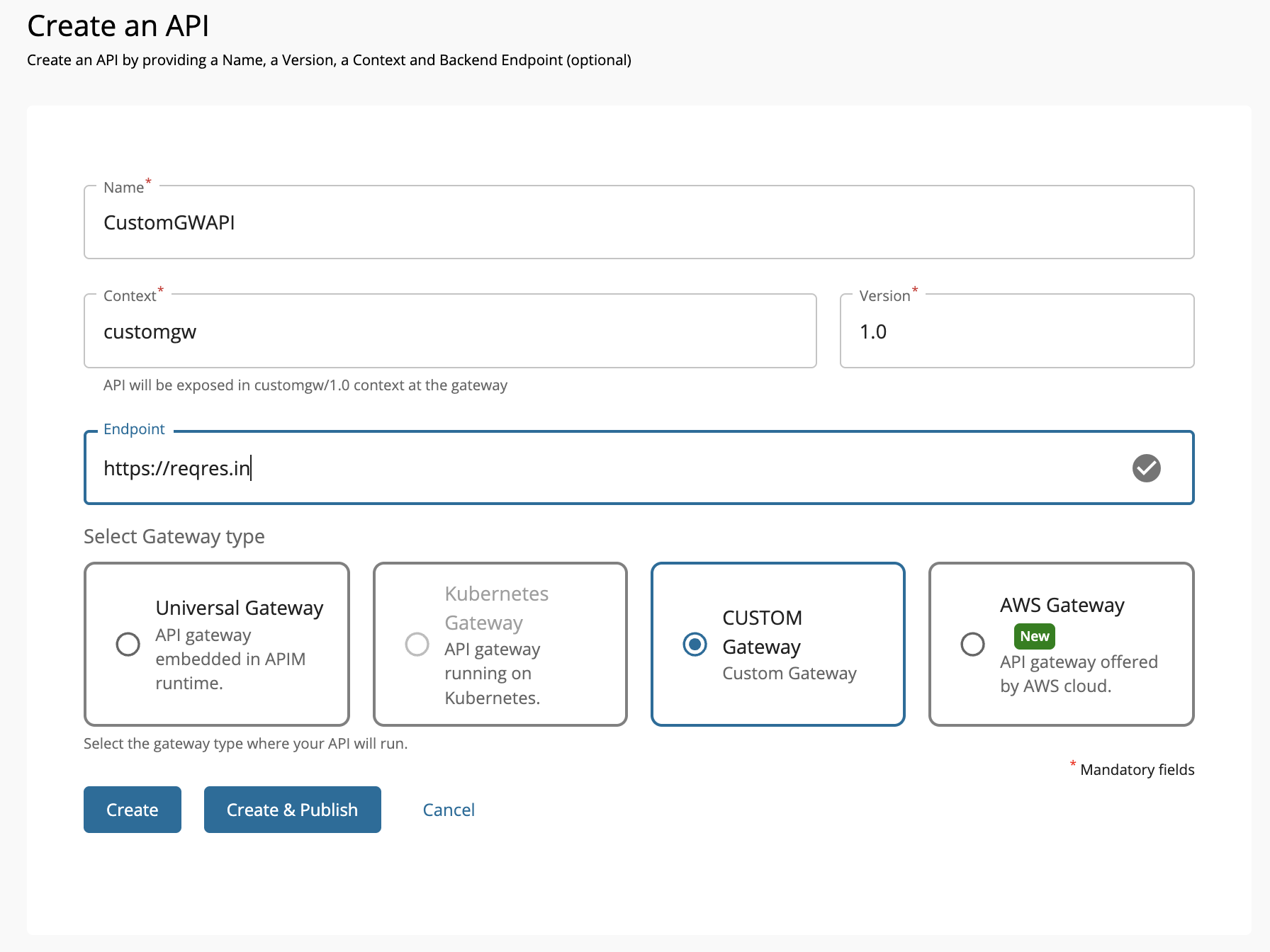 Configure a Custom Gateway Agent - WSO2 API Manager Documentation