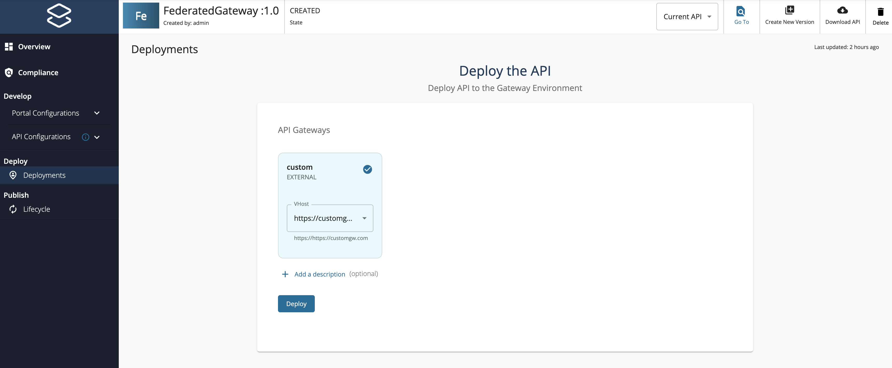 Configure a Custom Gateway Agent - WSO2 API Manager Documentation