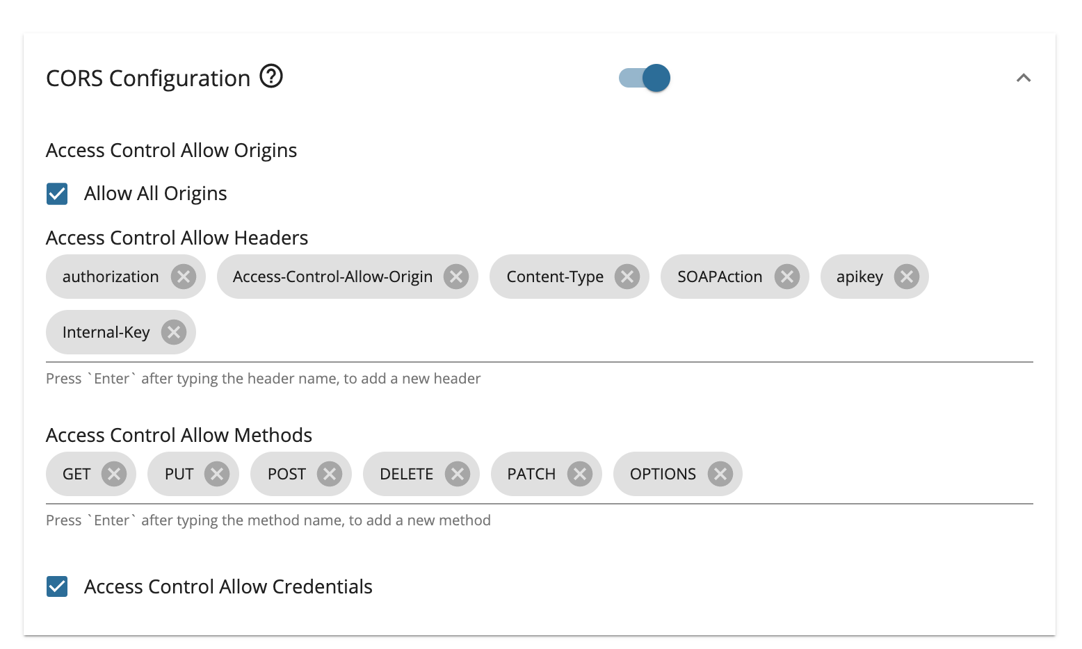 Enable CORS for APIs - WSO2 API Manager Documentation