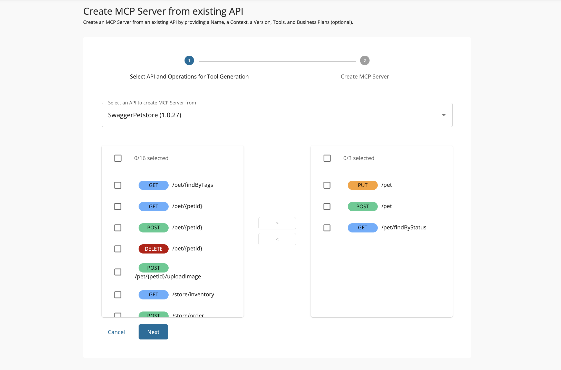 Create from an Existing API - WSO2 API Manager Documentation