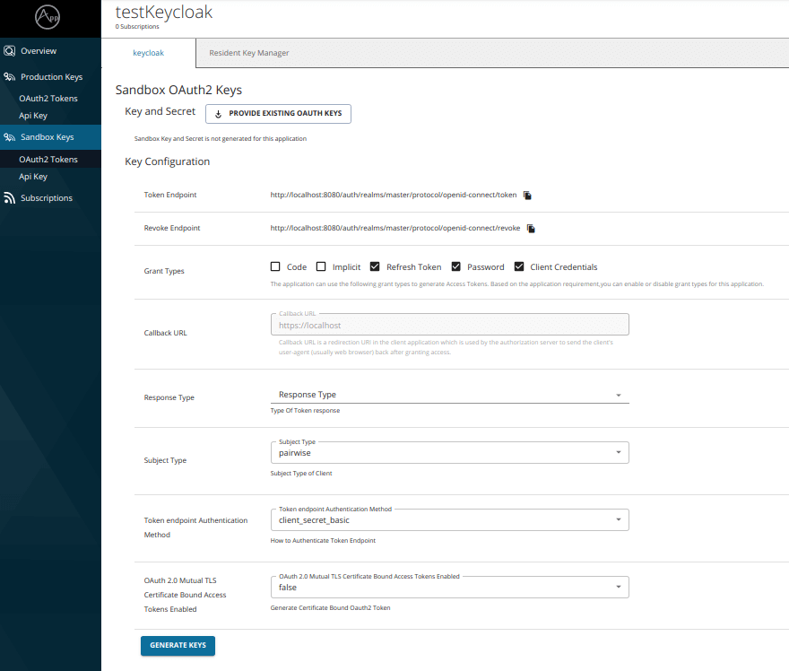 Configure Keycloak as a Key Manager - WSO2 API Manager Documentation 4.2.0