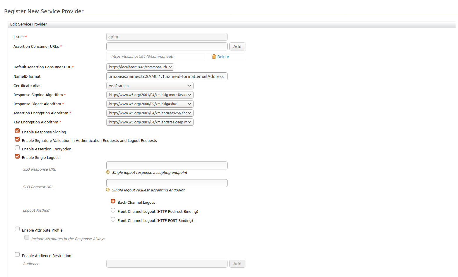 Configure Identity Server As External IDP with SAML - WSO2 API Manager Documentation 4.2.0