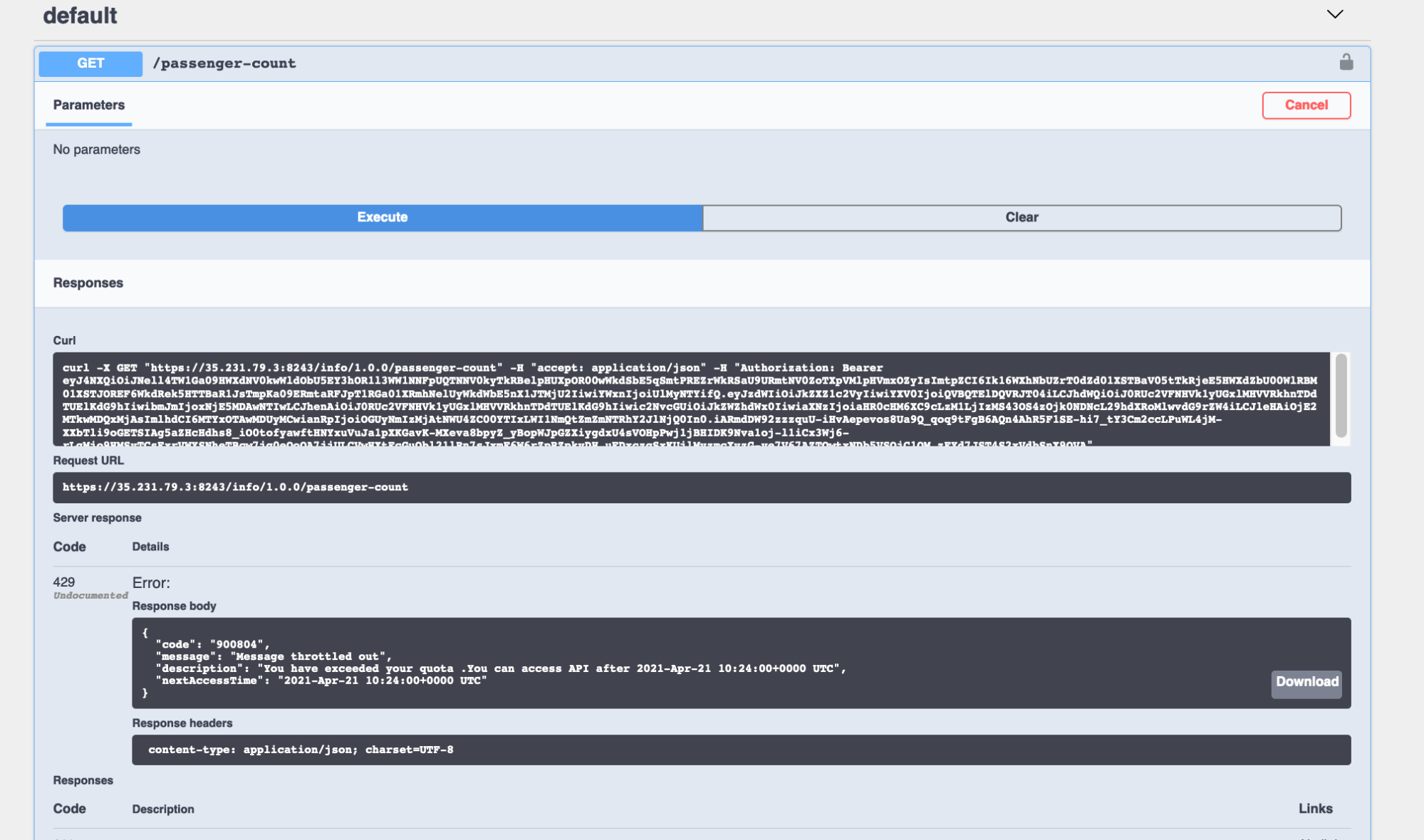 Scenario 8 - Rate Limiting - WSO2 API Manager Documentation 4.2.0