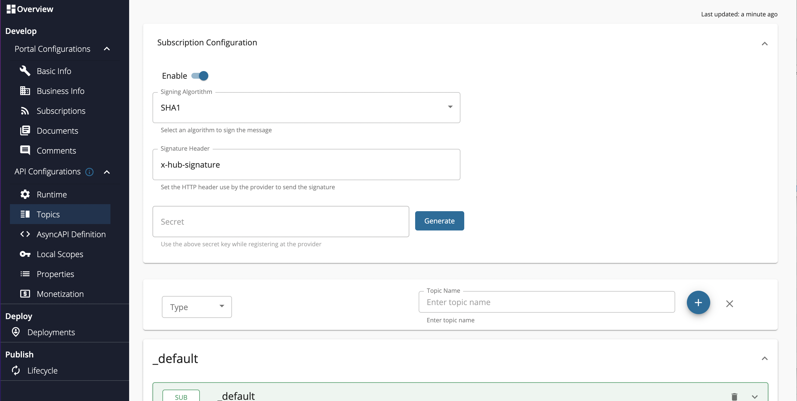 Create and Publish a WebSub/WebHook API - WSO2 API Manager Documentation 4.2.0